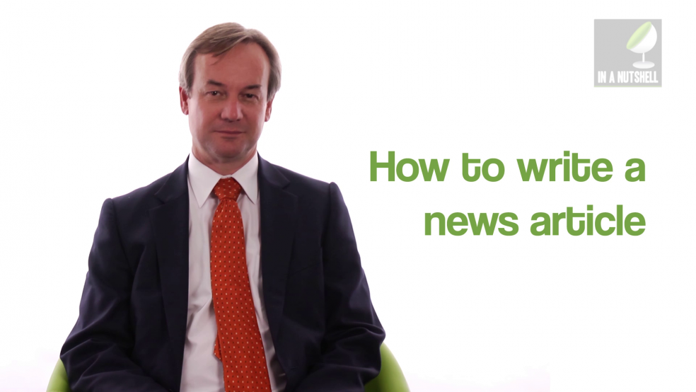 How To Write News Articles In A Nutshell By Richard Hussey The Exeter